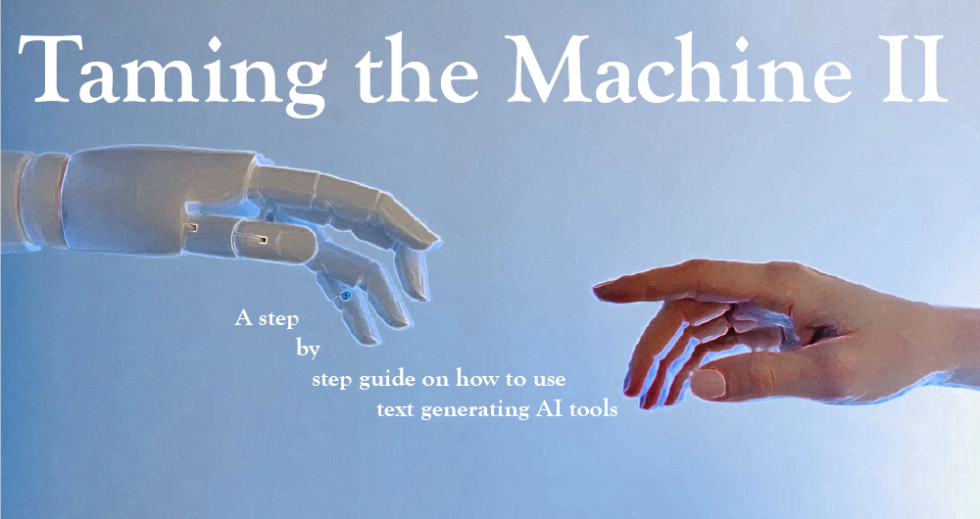 Taming the Machine II – A step-by-step guide on how to use text ... Taming the Machine II – A step-by-step guide on how to use text ...